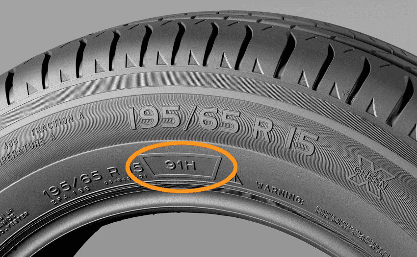 Qué Significa 91v Y 91H En Una Llanta